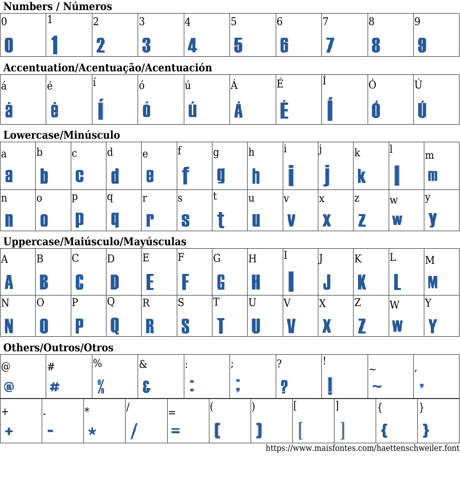 Haettenschweiler Font: Free Download | MaisFontes