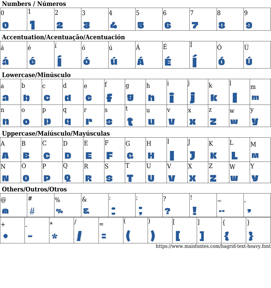Hagrid Text Heavy: Descargar Fuente Gratis | MaisFontes