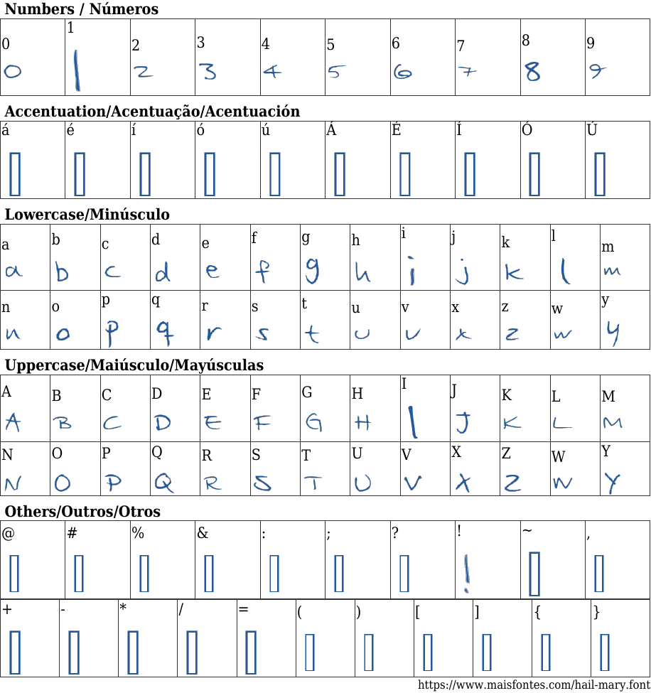 Hail Mary Font: Free Download | MaisFontes