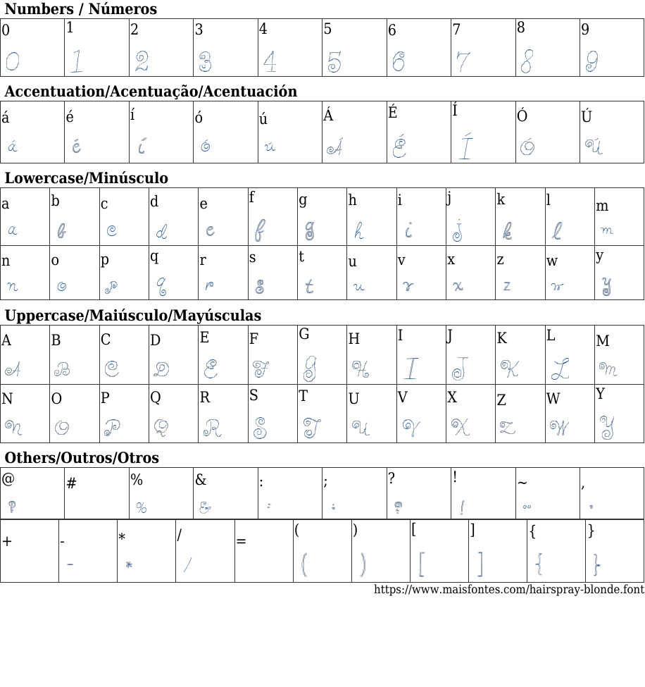Hairspray Blonde: Free Font Download | MaisFontes