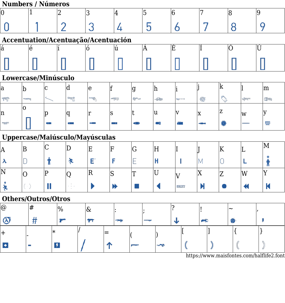 HalfLife2: Download Free Font | MaisFontes