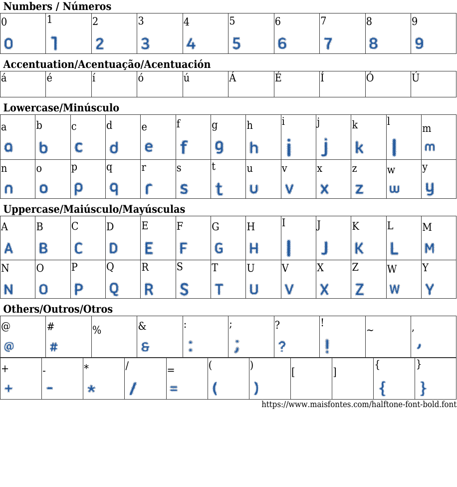Halftone Font Bold: Free Font Download | MaisFontes