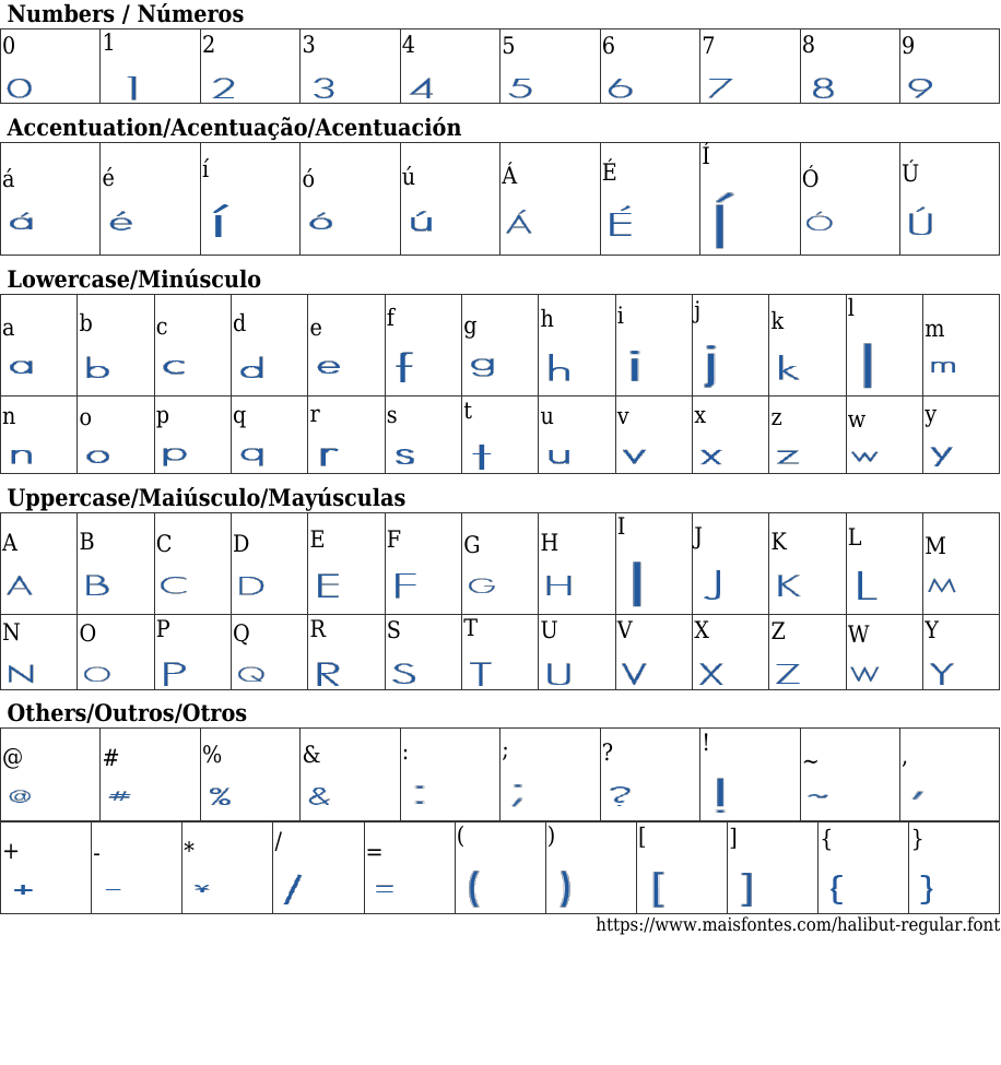 Halibut Regular: Free Font Download | MaisFontes