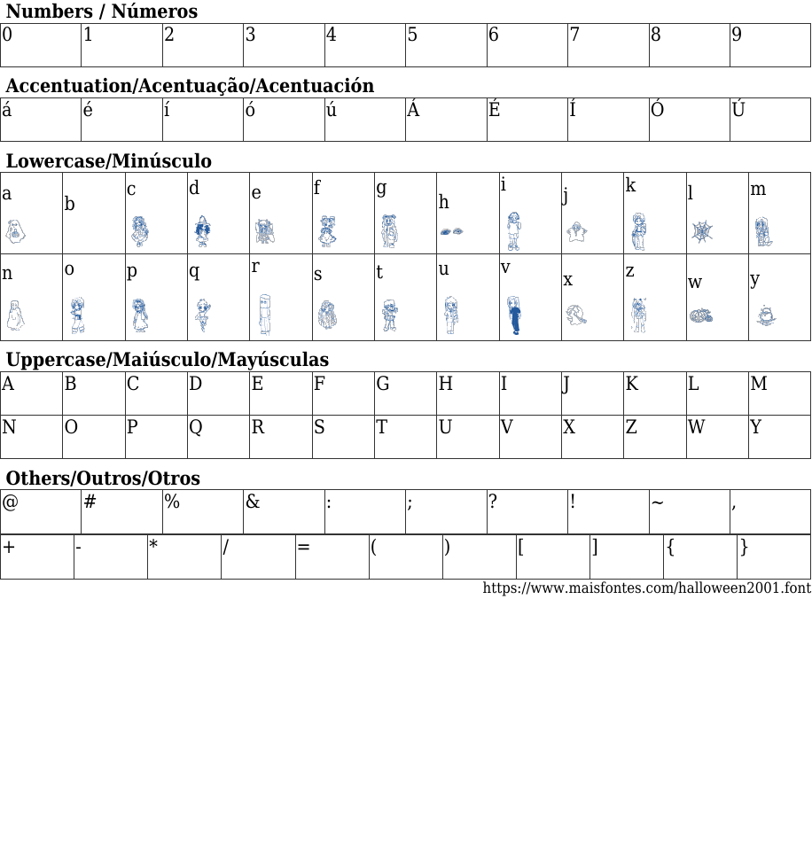 Halloween 2001: Free Font Download | MaisFontes