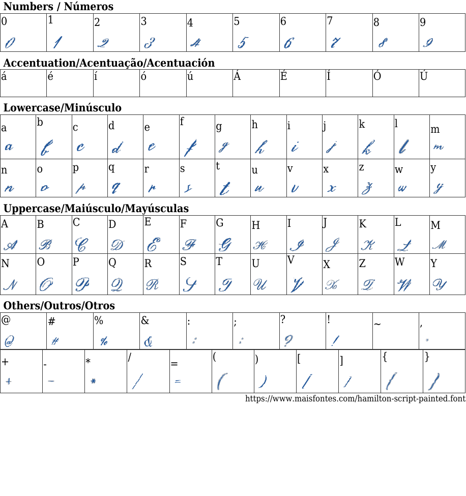 Hamilton Script Painted Font: Free Download | MaisFontes