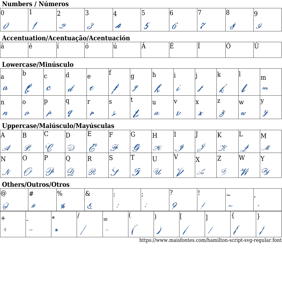 Hamilton Script SVG: Free Font Download | MaisFontes