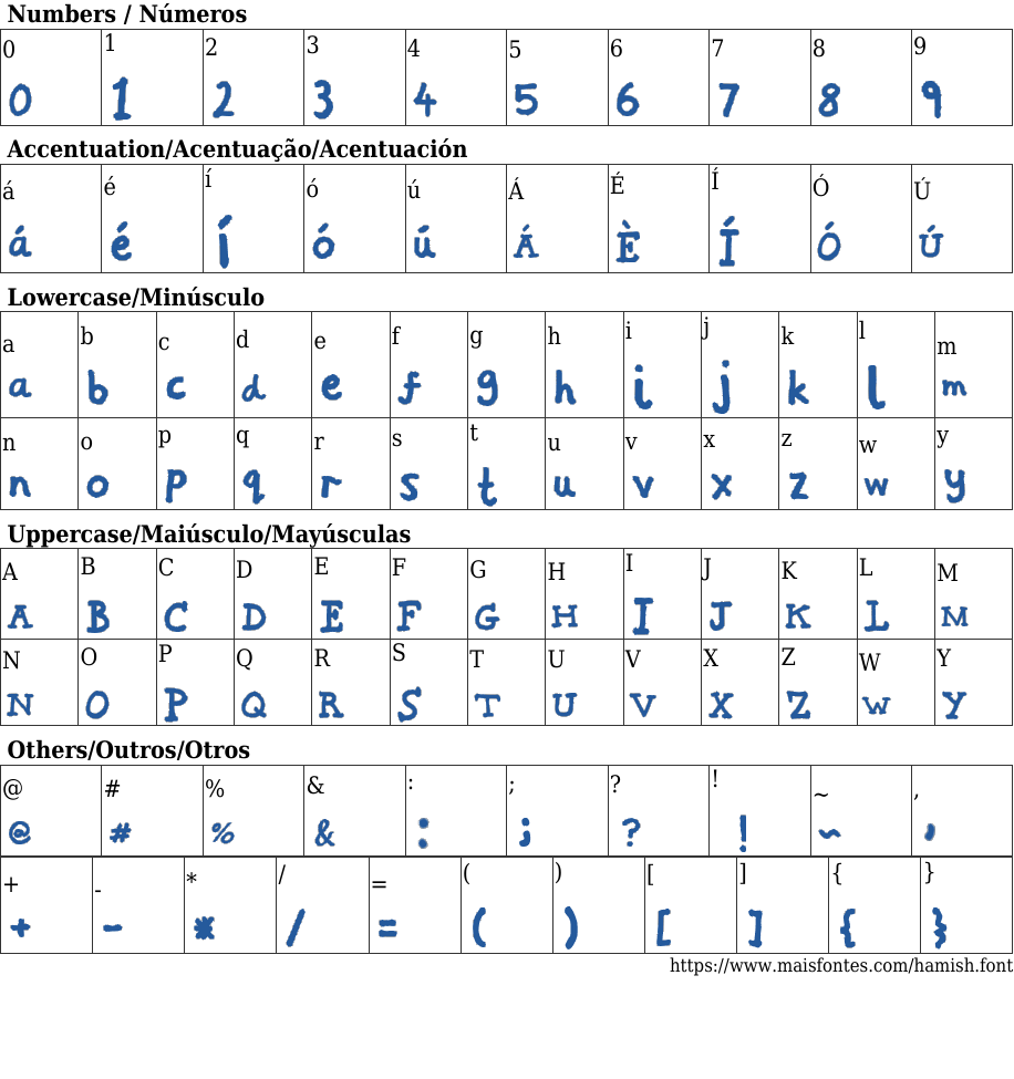 Hamish: Free Font Download | MaisFontes