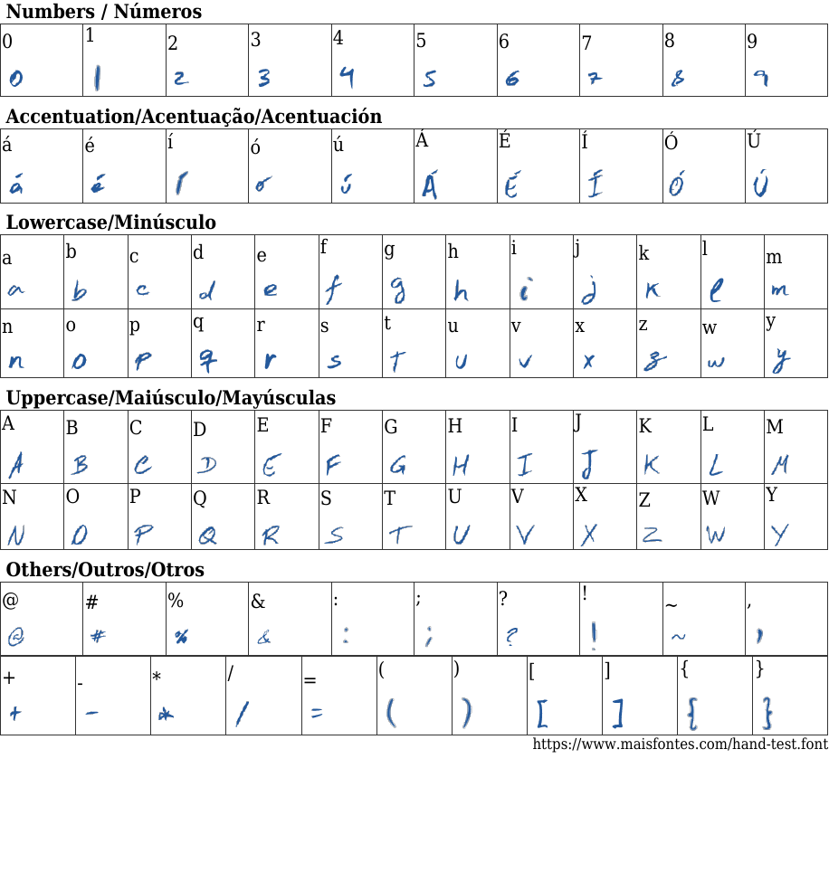 Hand Test: Baixar Fonte Grátis | MaisFontes