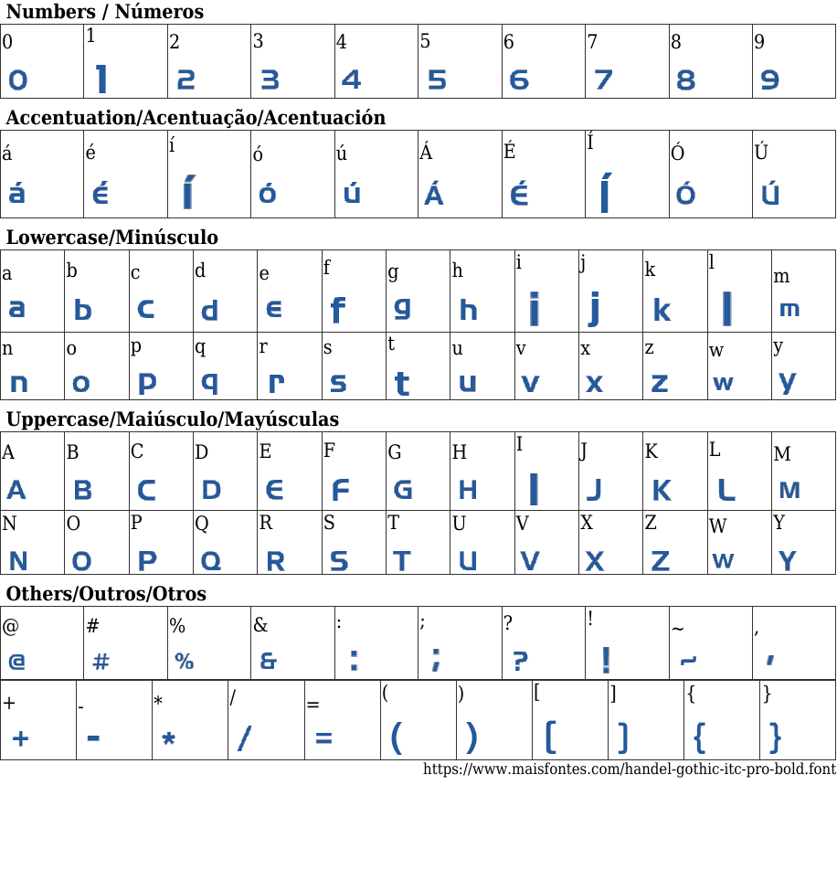 Handel Gothic Pro Bold: Free Font Download | MaisFontes