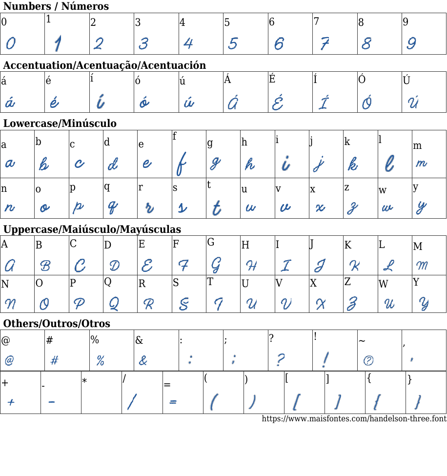 Handelson Three Font: Free Download | MaisFontes