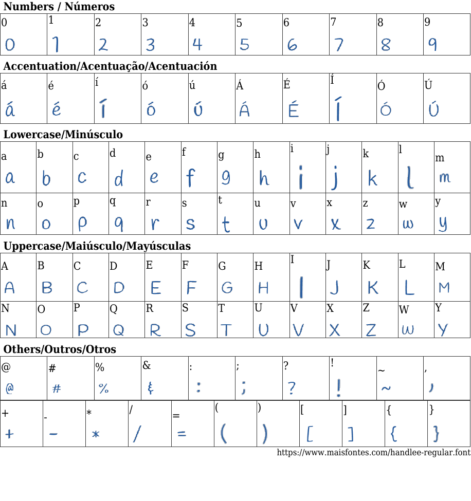 Handlee Regular: Free Font Download | MaisFontes