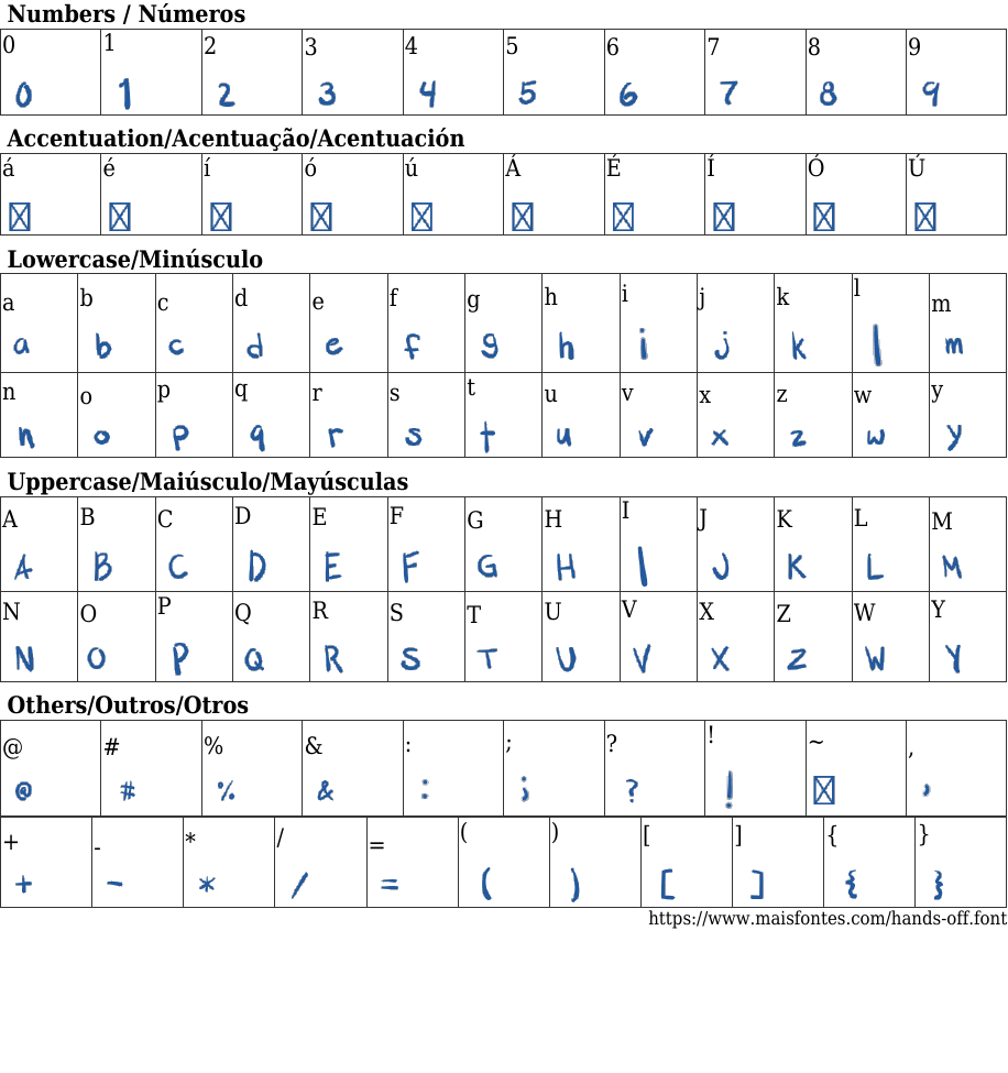 Hands Off Font: Free Download | MaisFontes