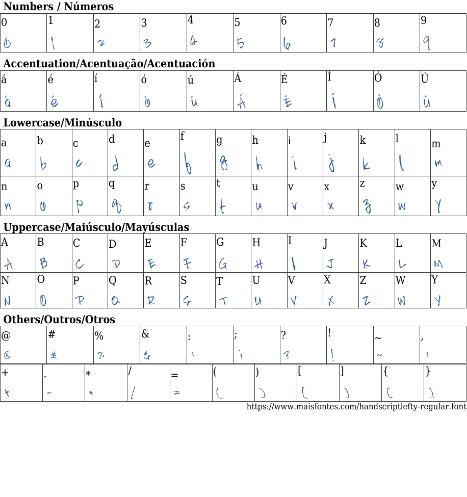 Hand Script Lefty Regular: Baixar Fonte Grátis | MaisFontes