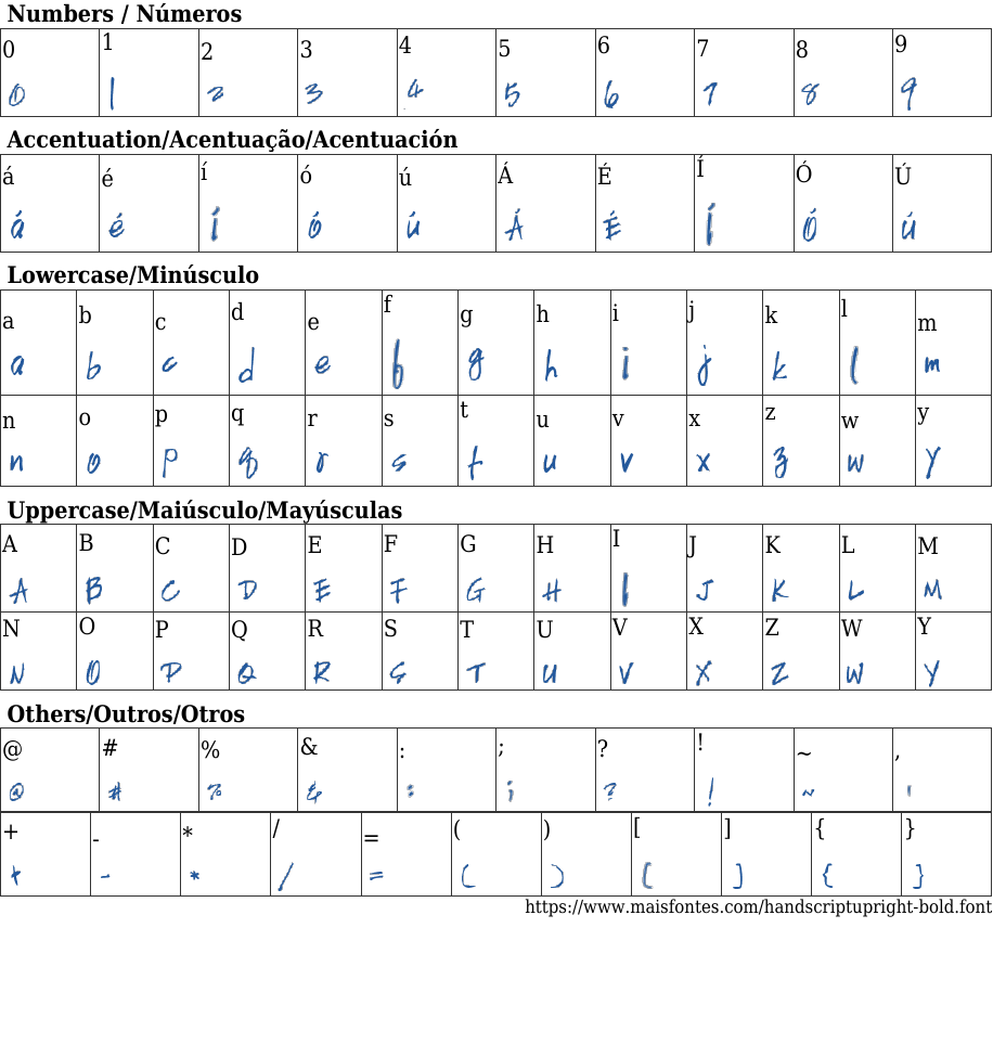 Hand Script Upright Bold: Free Font Download | MaisFontes