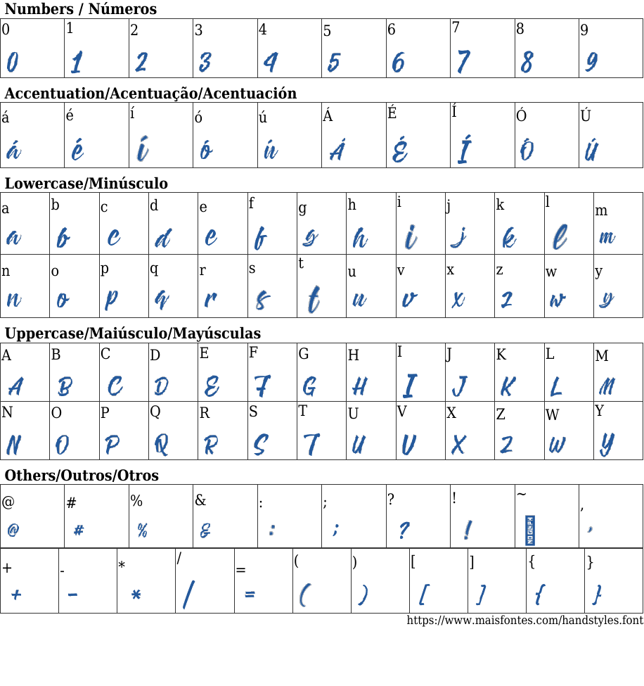 Handstyles: Free Font Download | MaisFontes