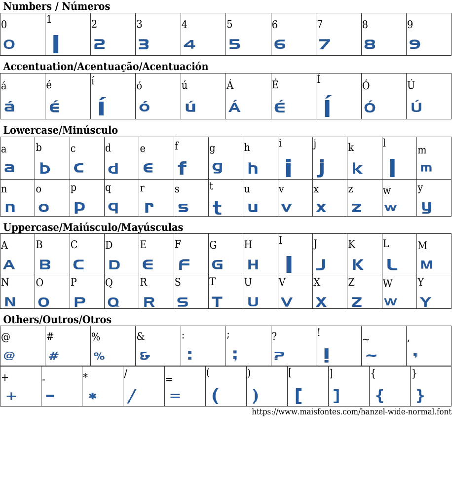 Hanzel Wide Normal: Free Font Download | MaisFontes
