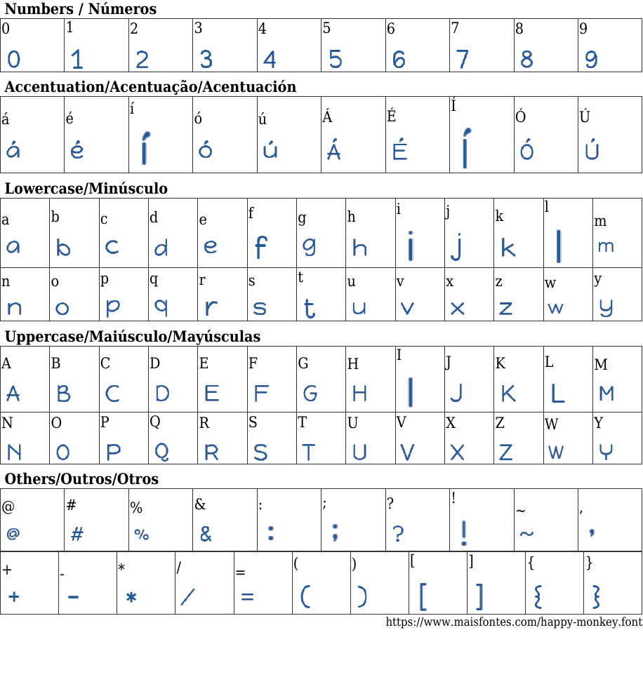 Happy Monkey: Free Font Download | MaisFontes