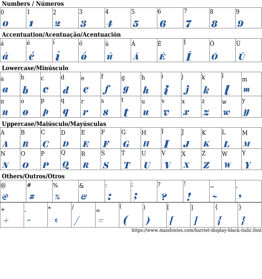 Harriet Display Black Italic: Free Font Download | MaisFontes