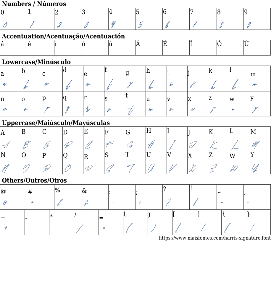 Harris Signature: Free Font Download | MaisFontes