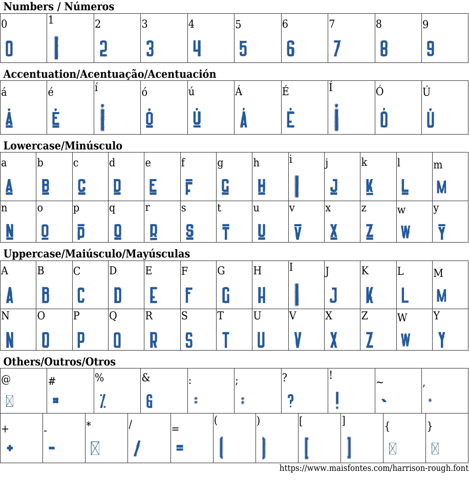 Harrison Rough: Download Free Font | MaisFontes