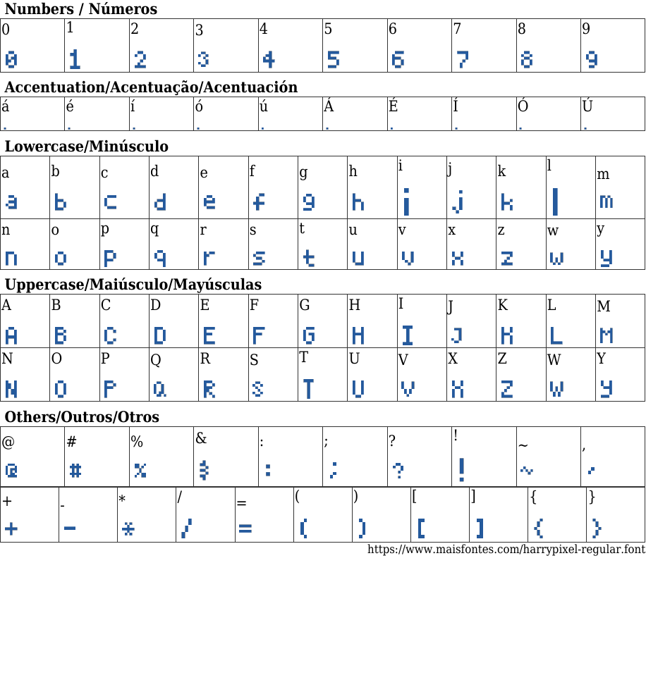 Harry Pixel Regular: Baixar Fonte Grátis | MaisFontes