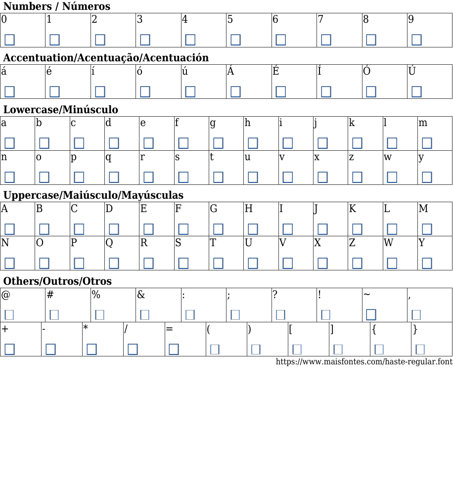 HASTE Regular Font: Free Download | MaisFontes