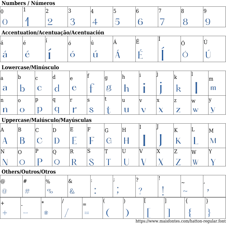 Hatton Regular Font: Free Download | MaisFontes