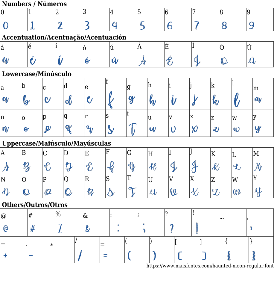 Haunted Moon Regular: Baixar Fonte Grátis | MaisFontes