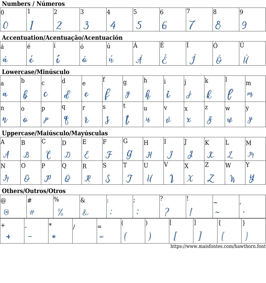 Hawthorn Font: Free Download | MaisFontes