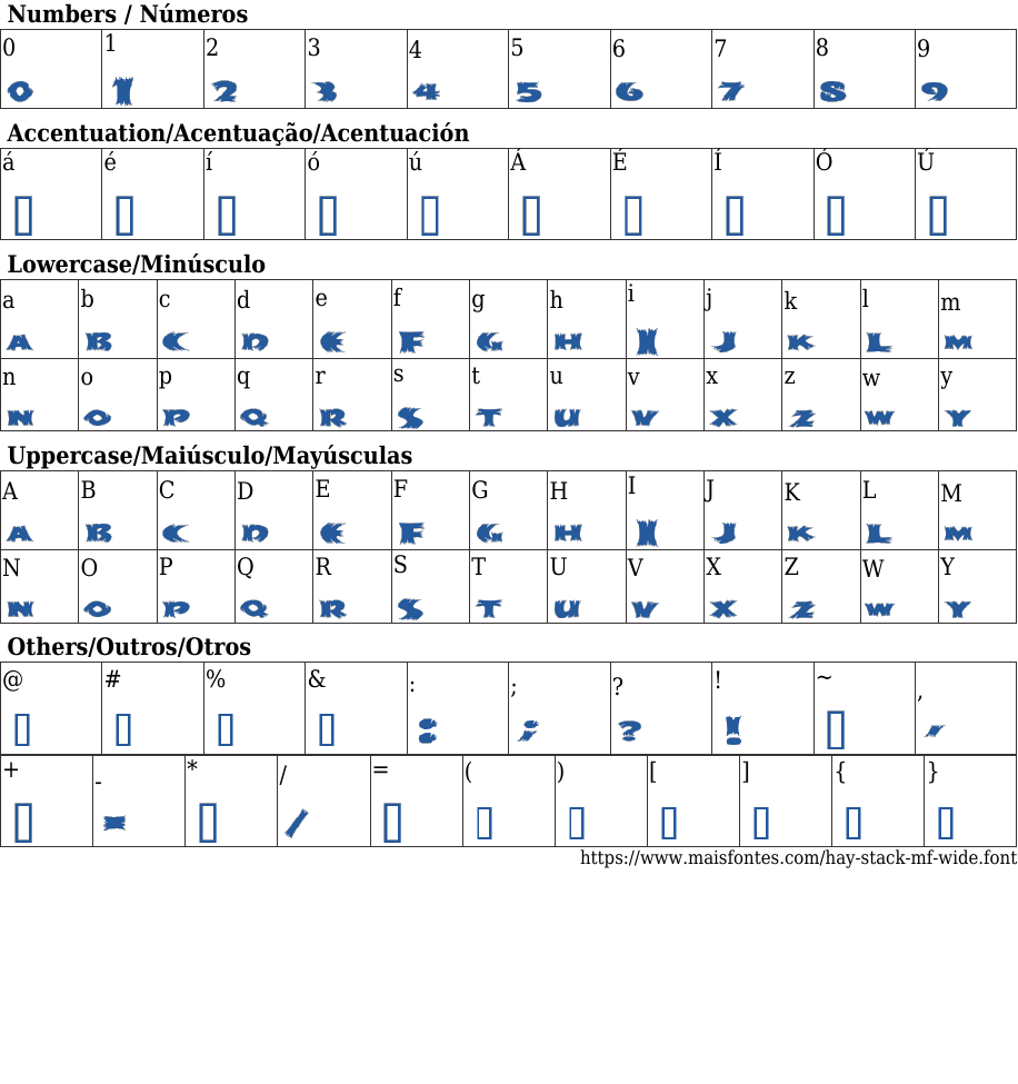 Hay Stack MF Wide: Baixar Fonte Grátis | MaisFontes