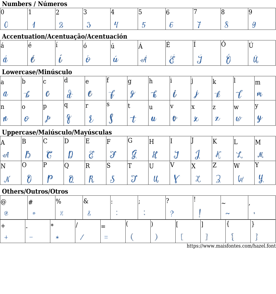 Hazel: Free Font Download | MaisFontes