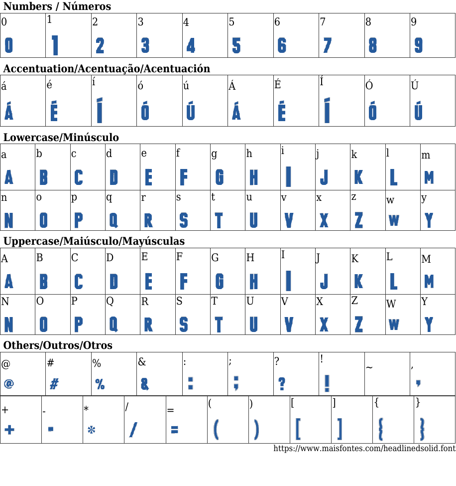 Headlined Solid: Free Font Download | MaisFontes