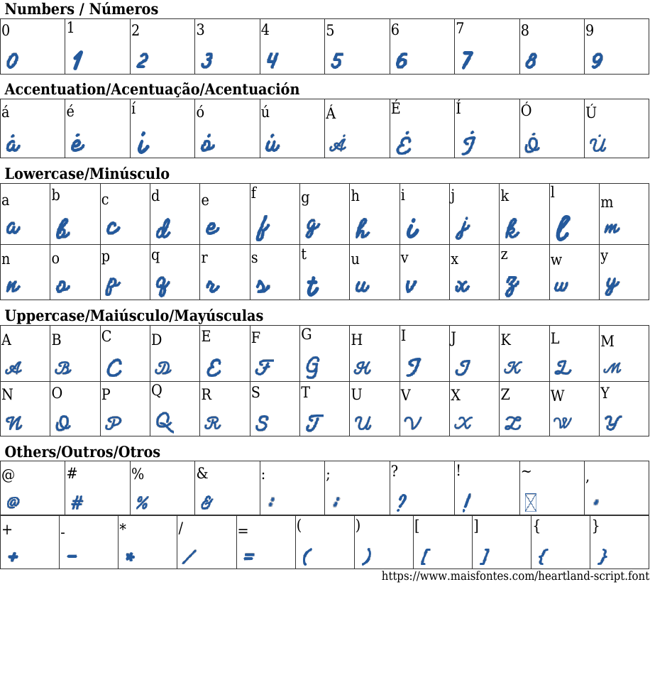 Heartland Script Font: Free Download | MaisFontes