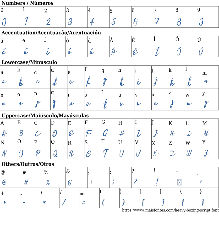 Heavy Boxing Script: Free Font Download | MaisFontes