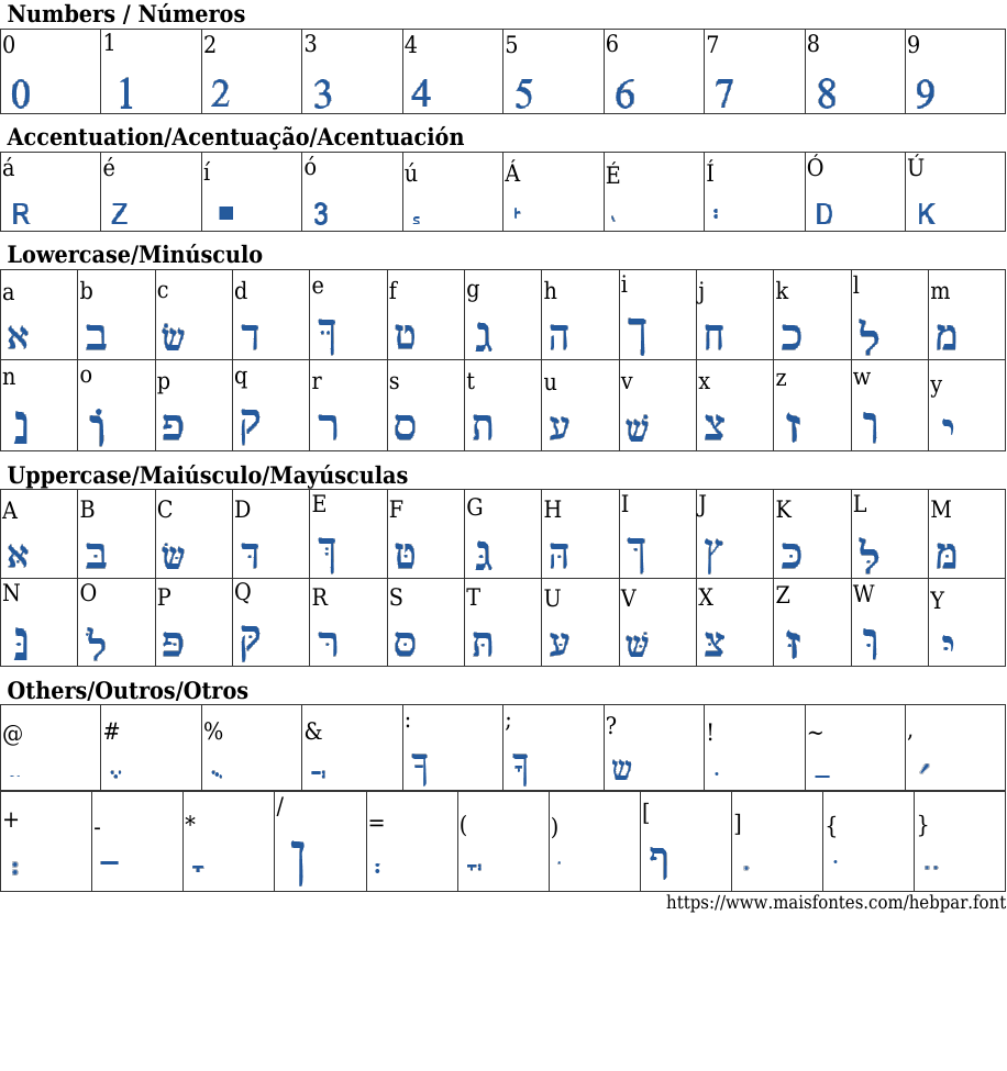 Hebpar: Download Free Font | MaisFontes