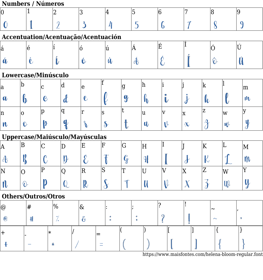 Helena Bloom Regular: Baixar Fonte Grátis | MaisFontes