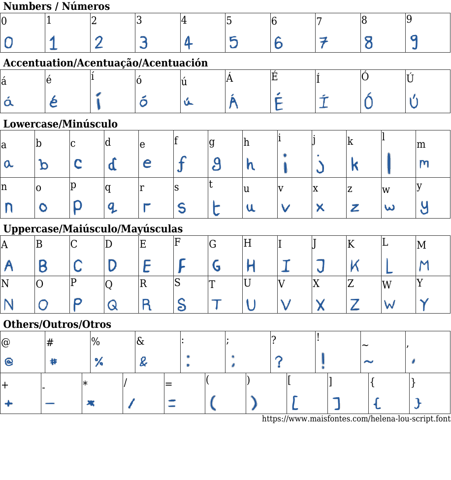 Helena lou Script: Free Font Download | MaisFontes