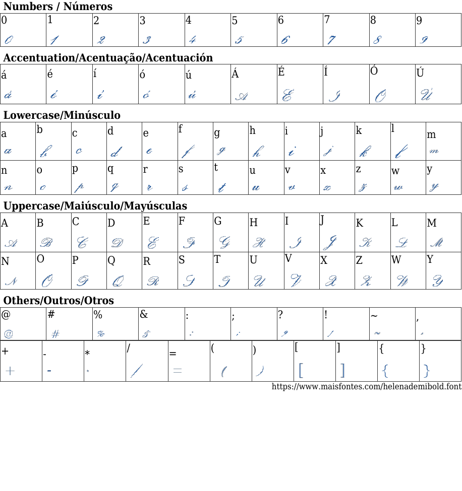 Helena Demi Bold: Baixar Fonte Grátis | MaisFontes