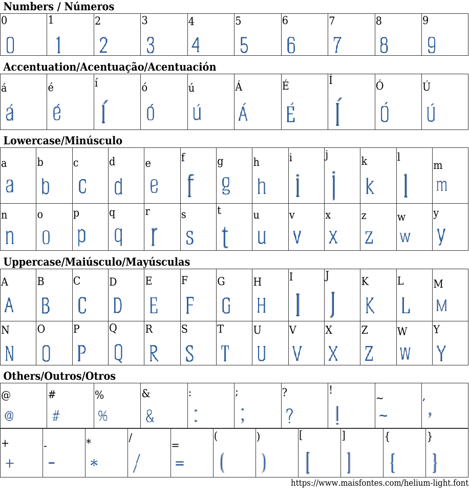 Helium Light: Free Font Download | MaisFontes
