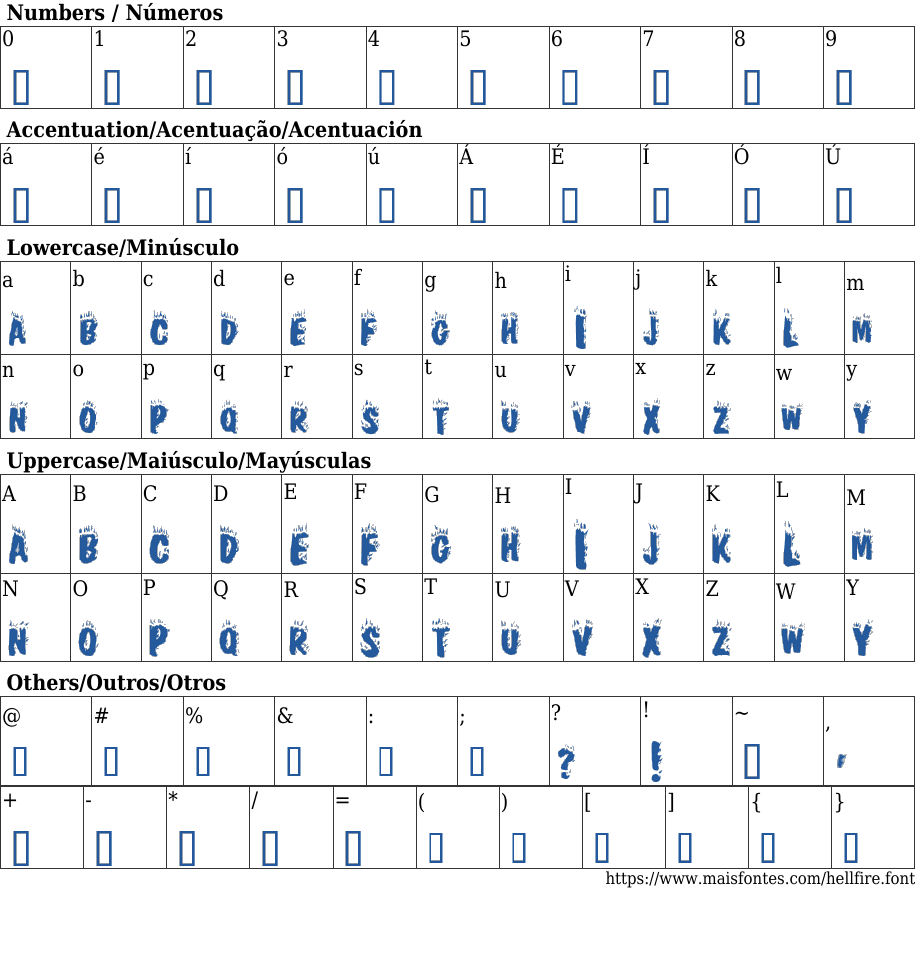 Hellfire: Free Font Download | MaisFontes