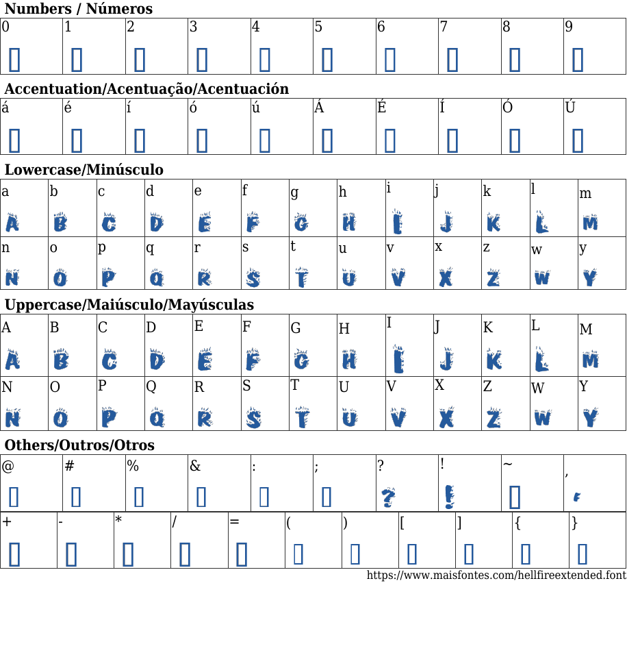 Hellfire Extended: Free Font Download | MaisFontes