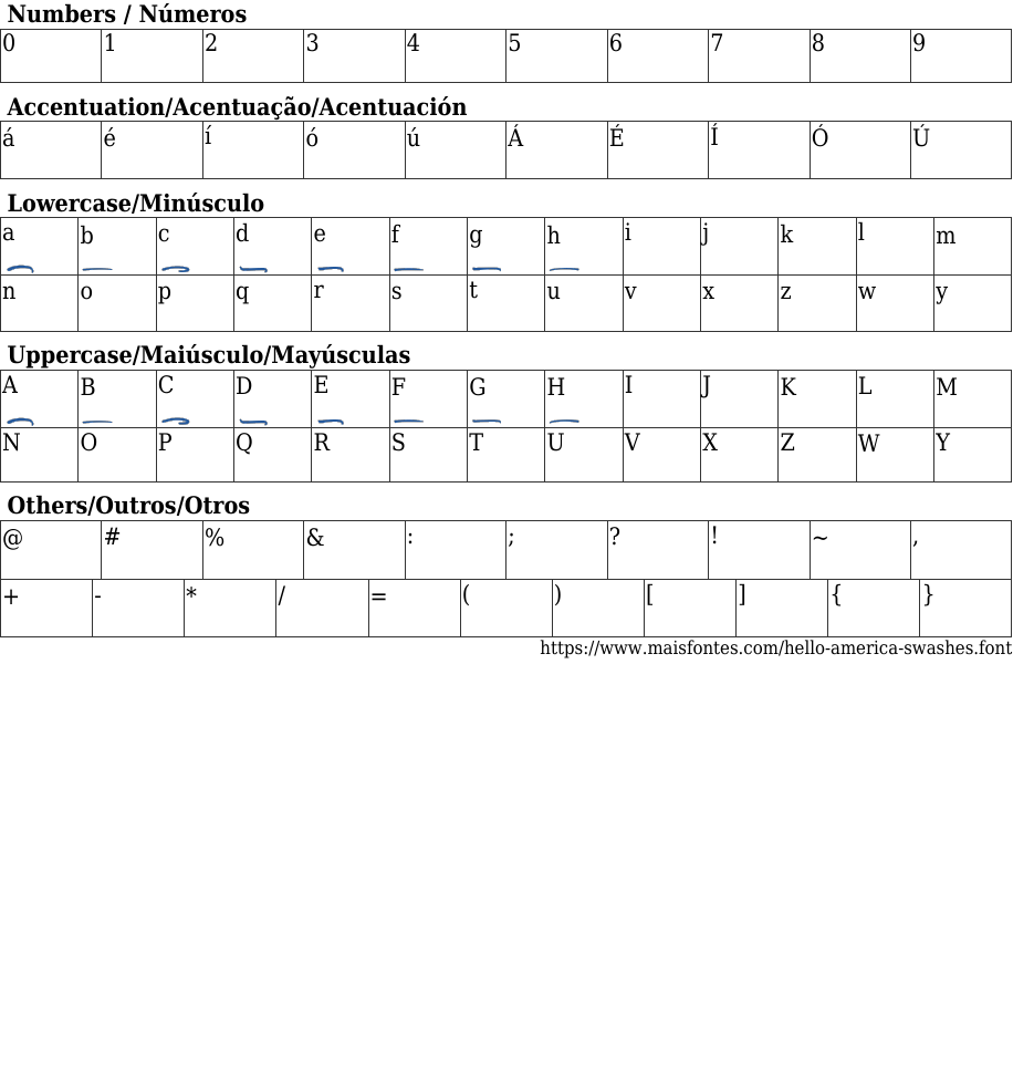 Hello America Swashes: Free Font Download | MaisFontes