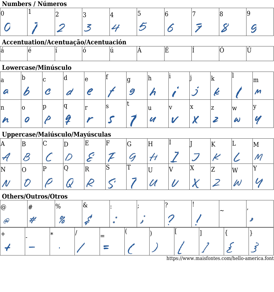 Hello America: Free Font Download | MaisFontes