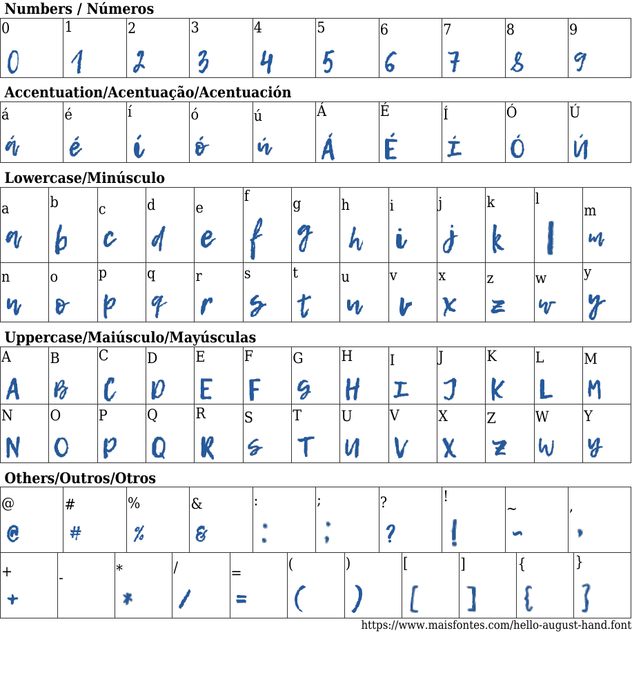 Hello August Hand: Free Font Download | MaisFontes