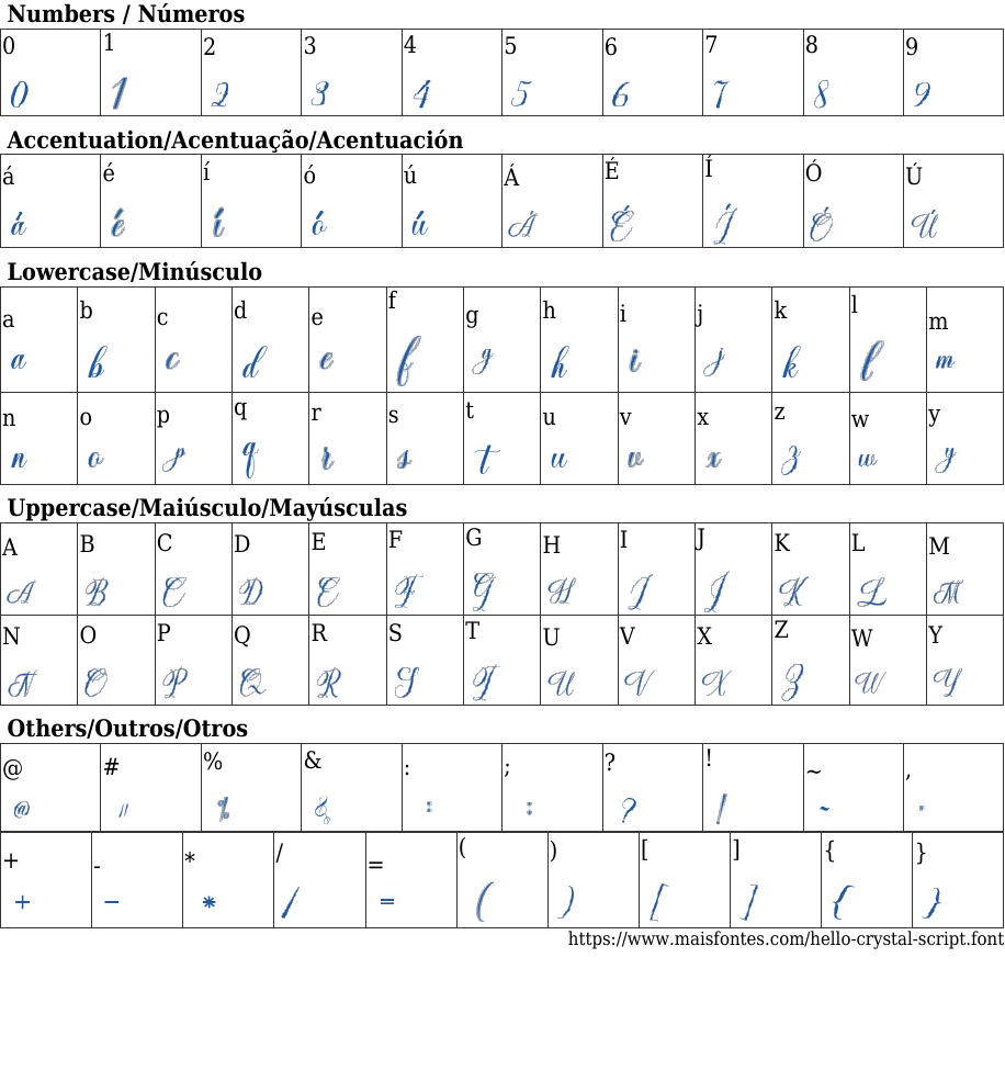Hello Crystal script: Baixar Fonte Grátis | MaisFontes