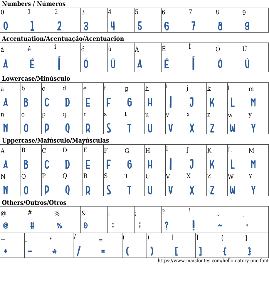 Hello Eatery One: Free Font Download | MaisFontes