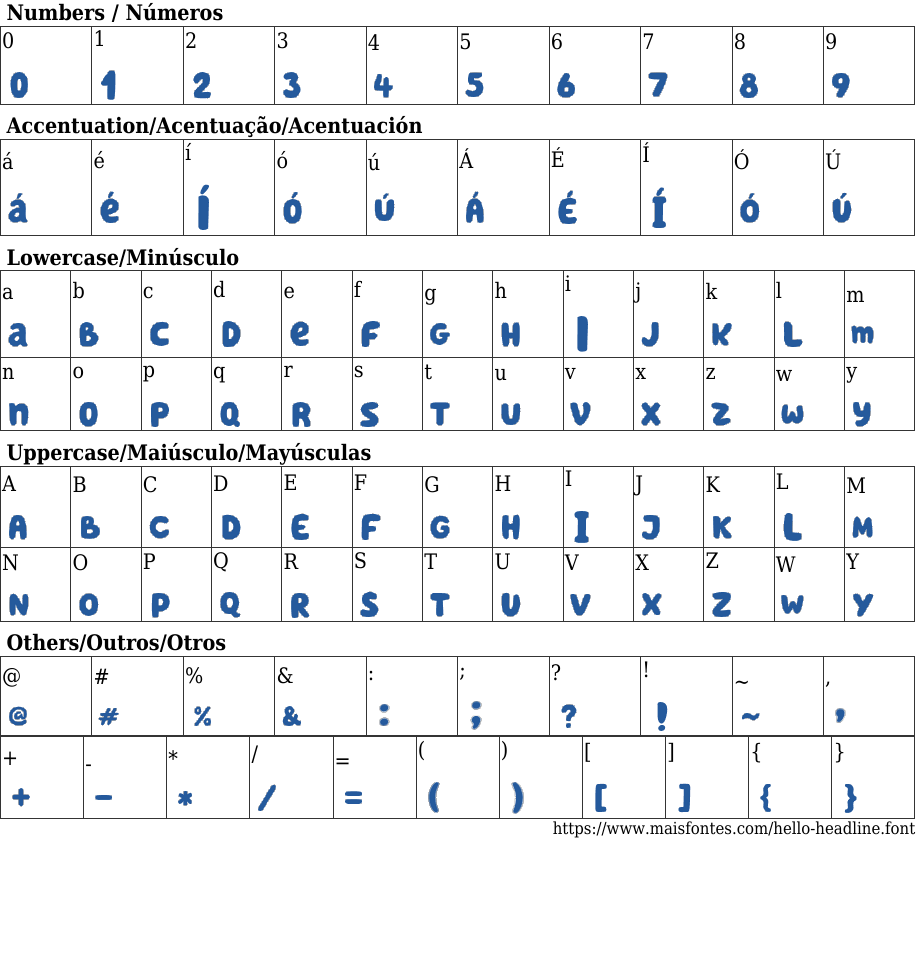 Hello Headline: Free Font Download | MaisFontes