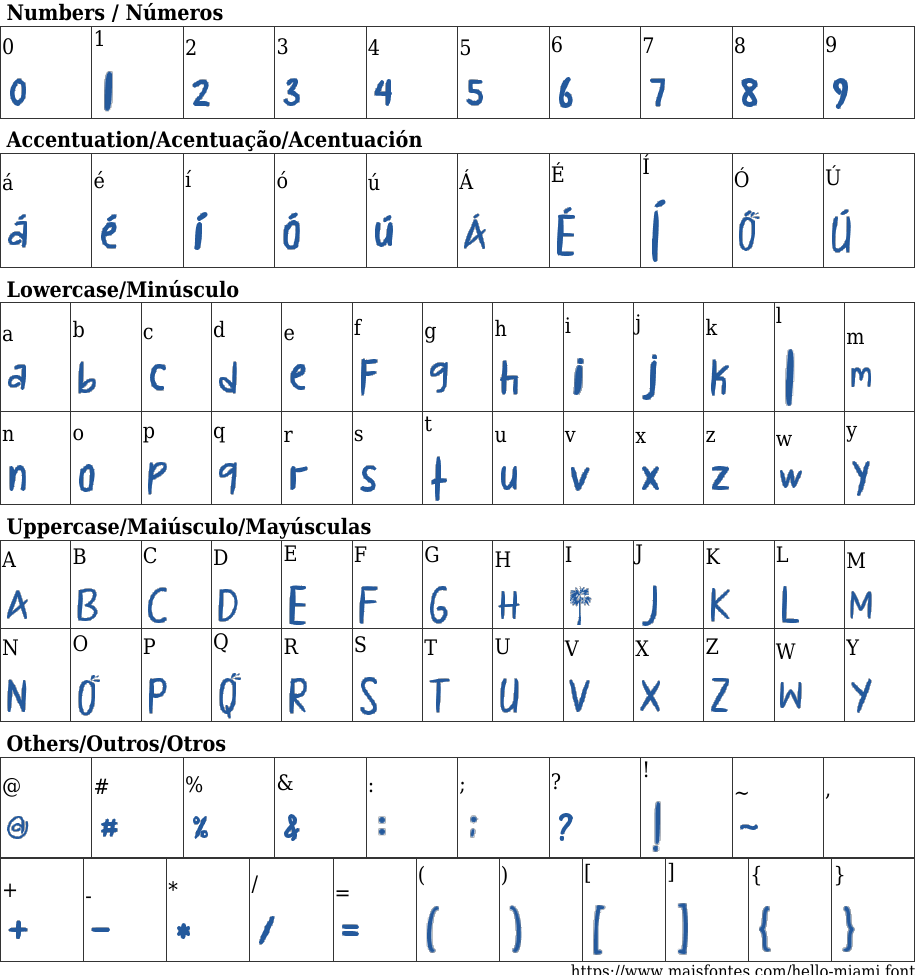 HELLO MIAMI: Free Font Download | MaisFontes