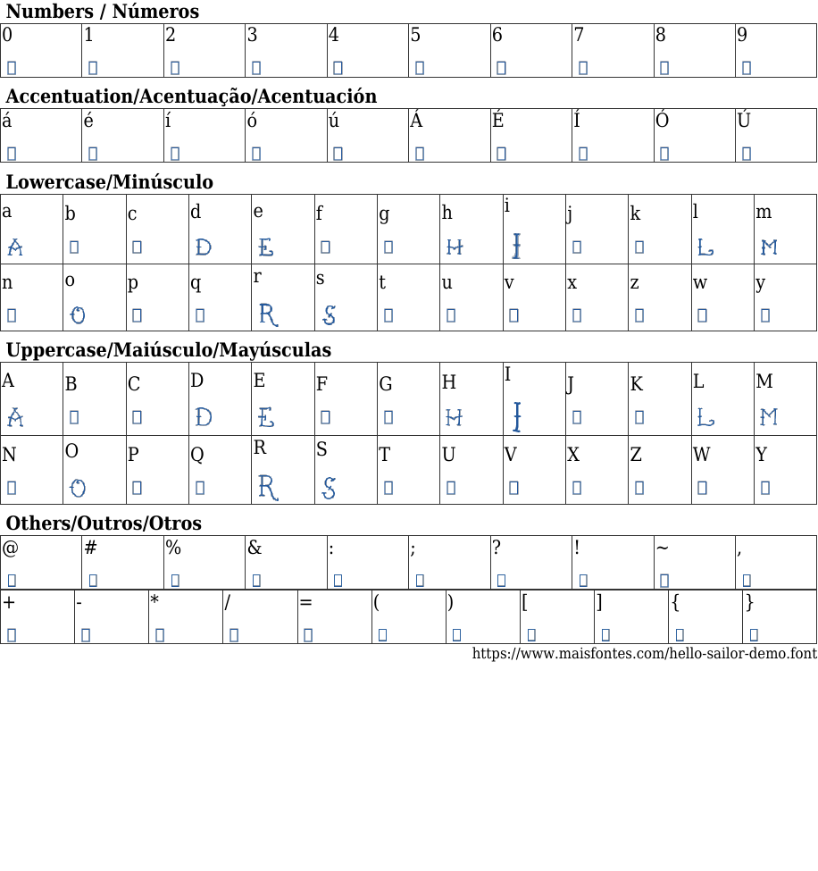 Hello Sailor: Baixar Fonte Grátis | MaisFontes
