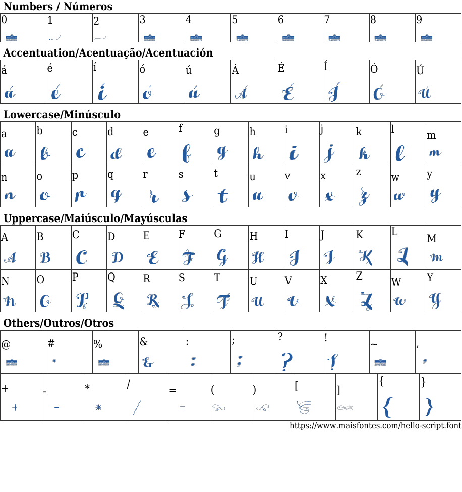 Hello Script: Baixar Fonte Grátis | MaisFontes